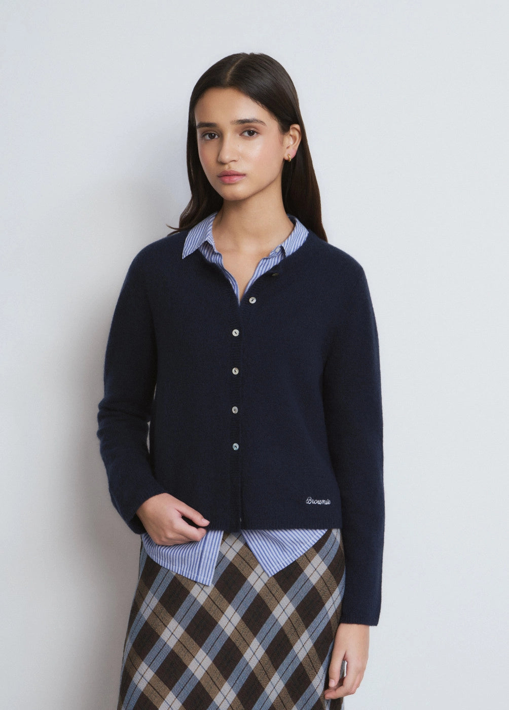 Chaqueta punto básica botones – Brownie MX