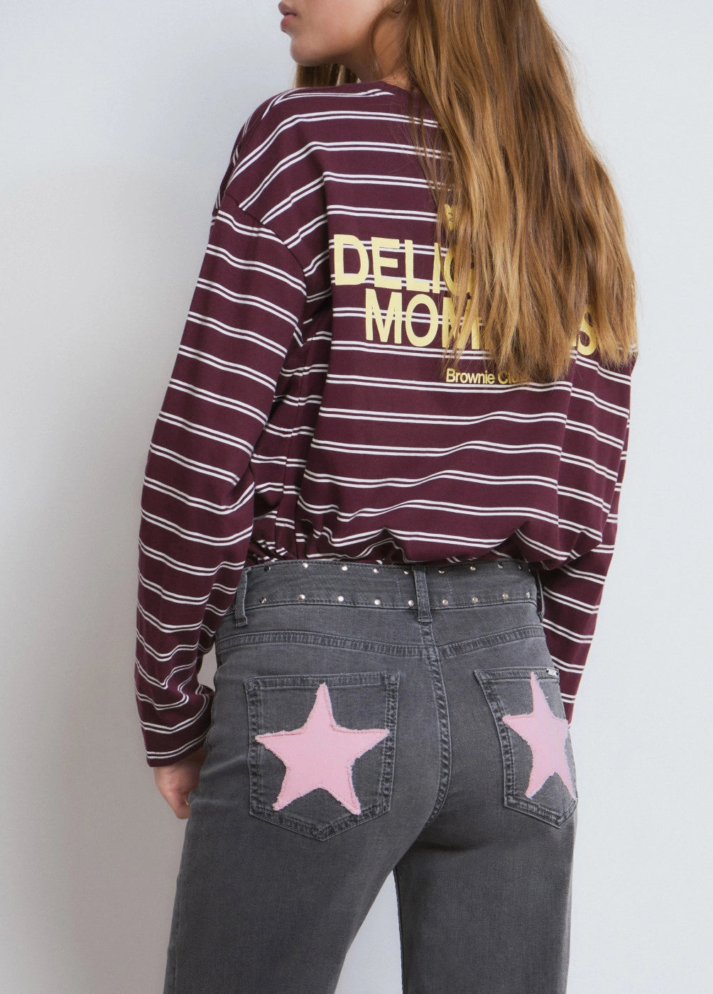 Jeans bolsillo parche estrellas twill – Brownie MX