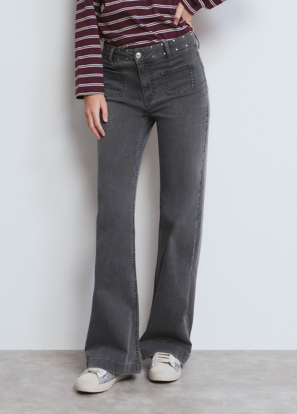 Jeans bolsillo parche estrellas twill – Brownie MX